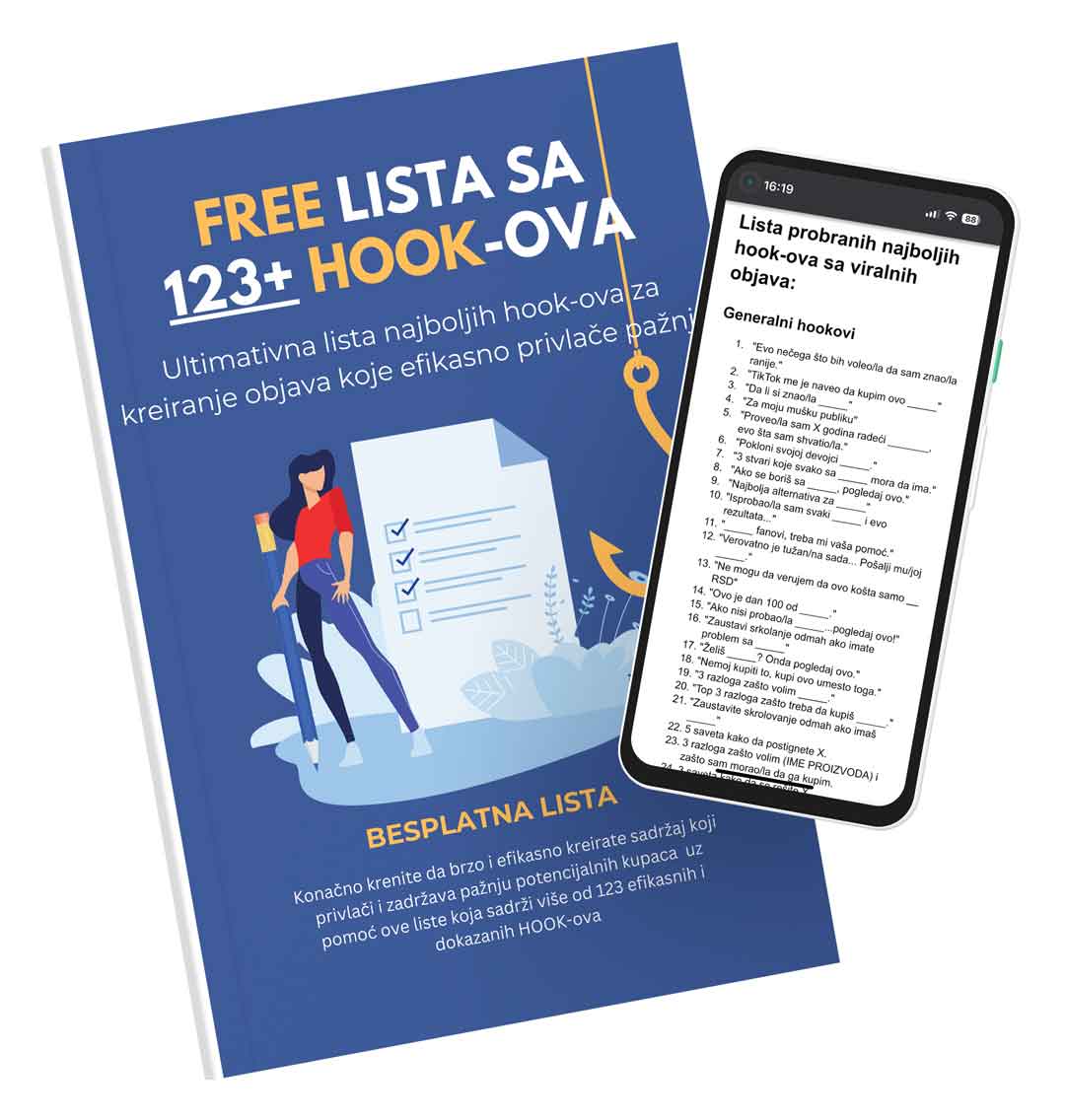 FREE Lista Najboljih HOOK-ova - Besplatan Ebook